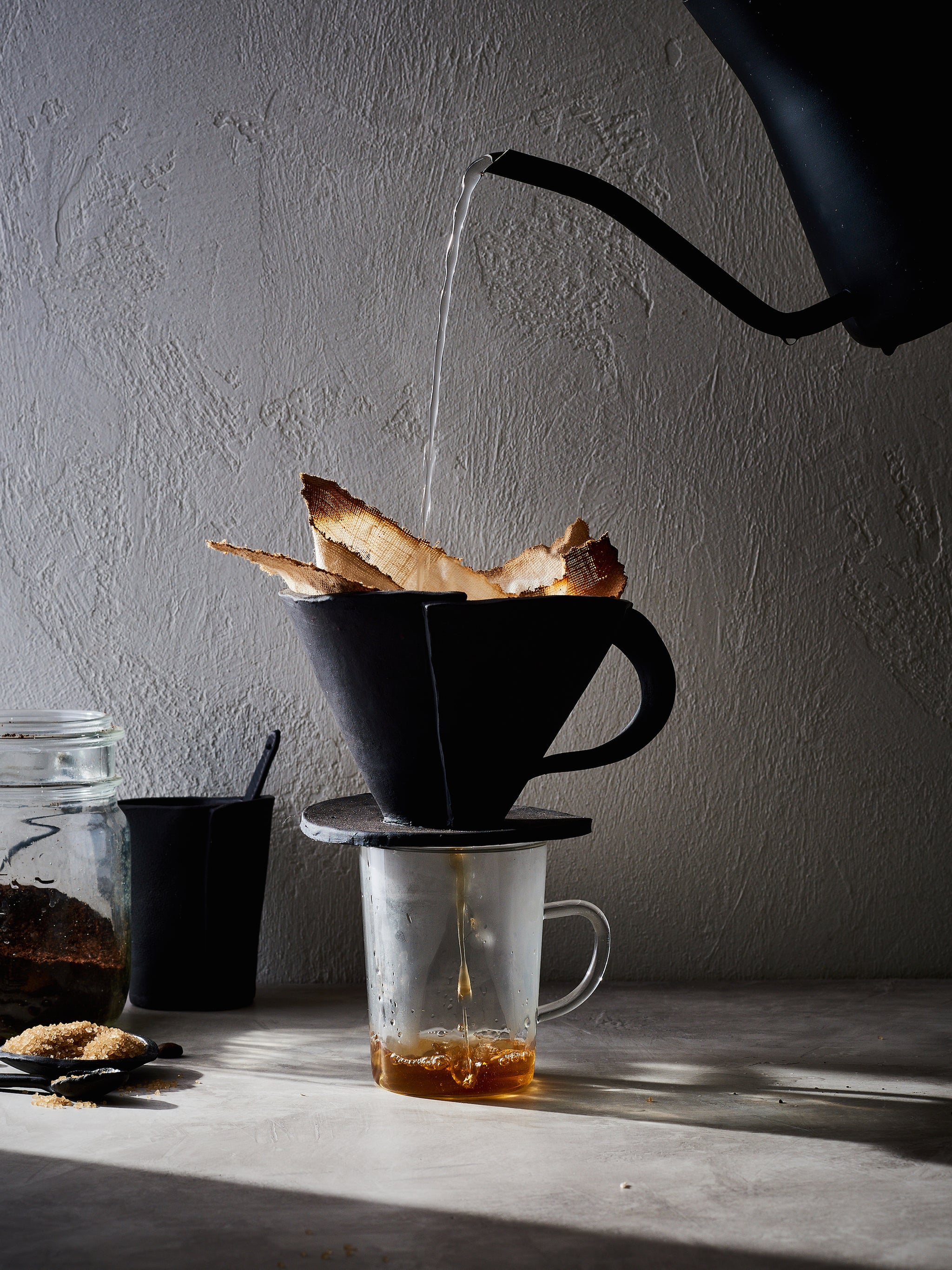 v60 Pour Over with Linen Filter – Civil Stoneware