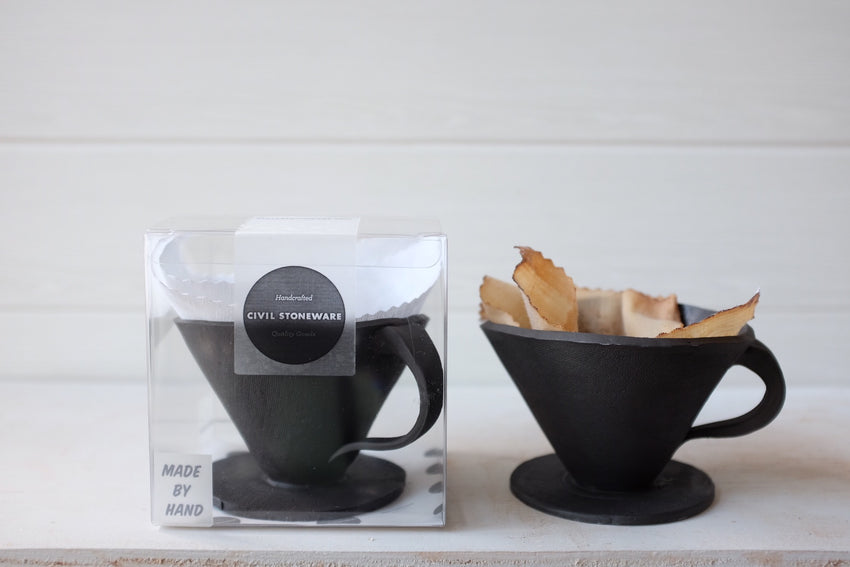 v60 Pour Over with Linen Filter – CIVIL STONEWARE
