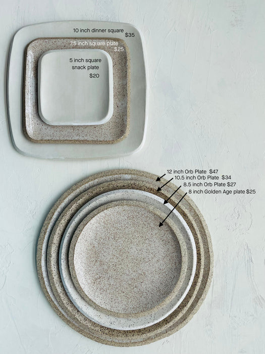 10.5 inch Orb Plate – CIVIL STONEWARE